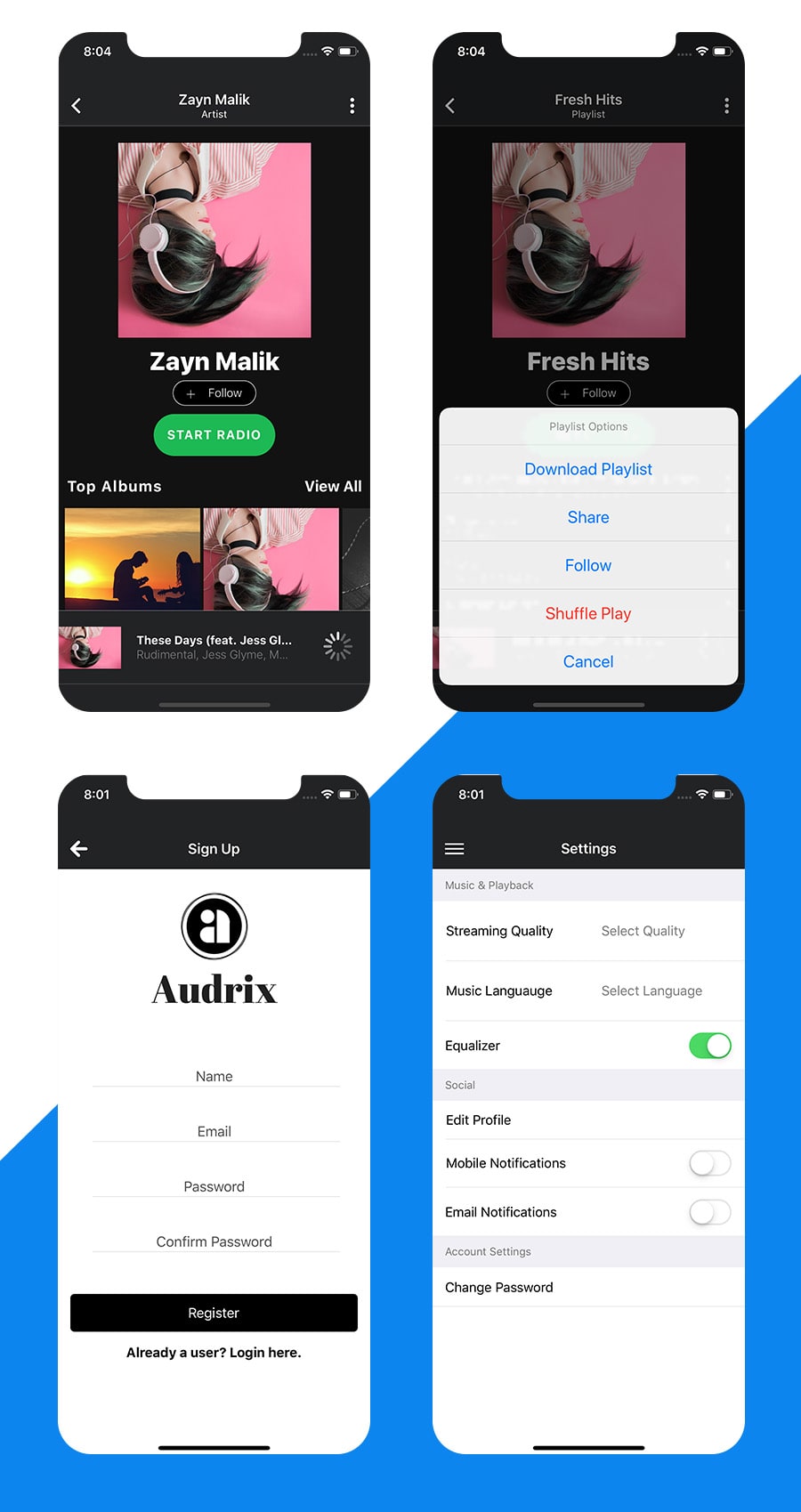 Codemarket | React Native Audio Streaming App Template