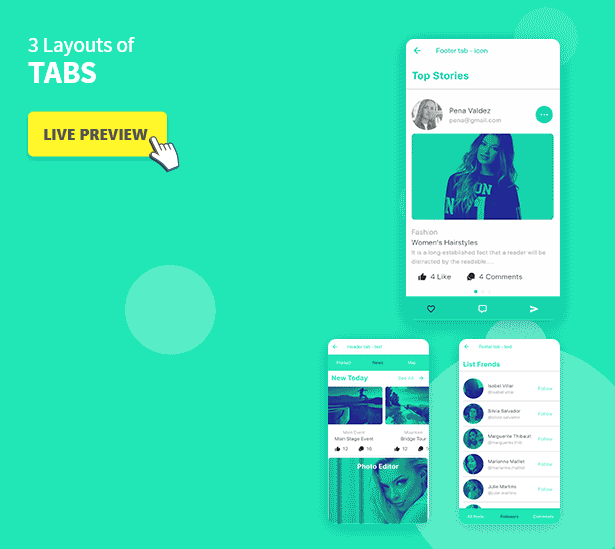Codemarket | Necco | Ionic 6 / Angular 9 UI Theme / Template App