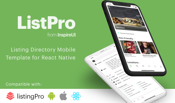 Codemarket | ListPro - Listing Directory React Native template