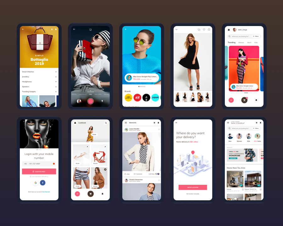 Fashionova Mobile App - Ui Kit - code.market
