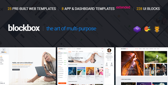 Blockbox Responsive Multipurpose HTML5 Template - code.market
