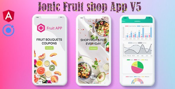 Codemarket | Ionic 5 Fruits UI Theme / Template / Firebase App