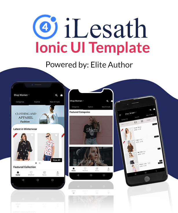 Codemarket | iLesath - Ionic 4 Ecommerce UI Template