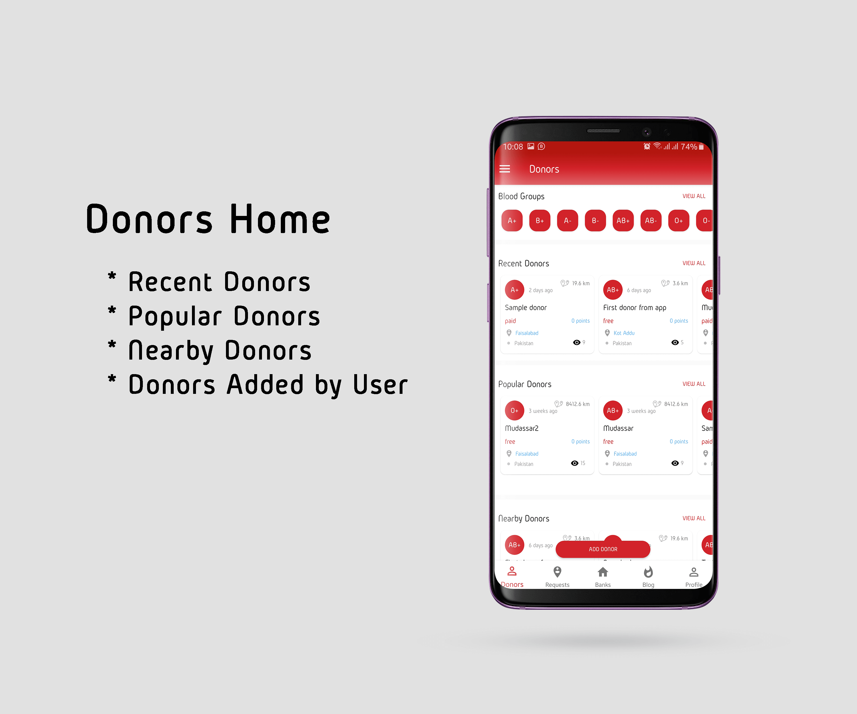 Codemarket | Blood Bank App With Admin Panel & Material Design v3.0.1