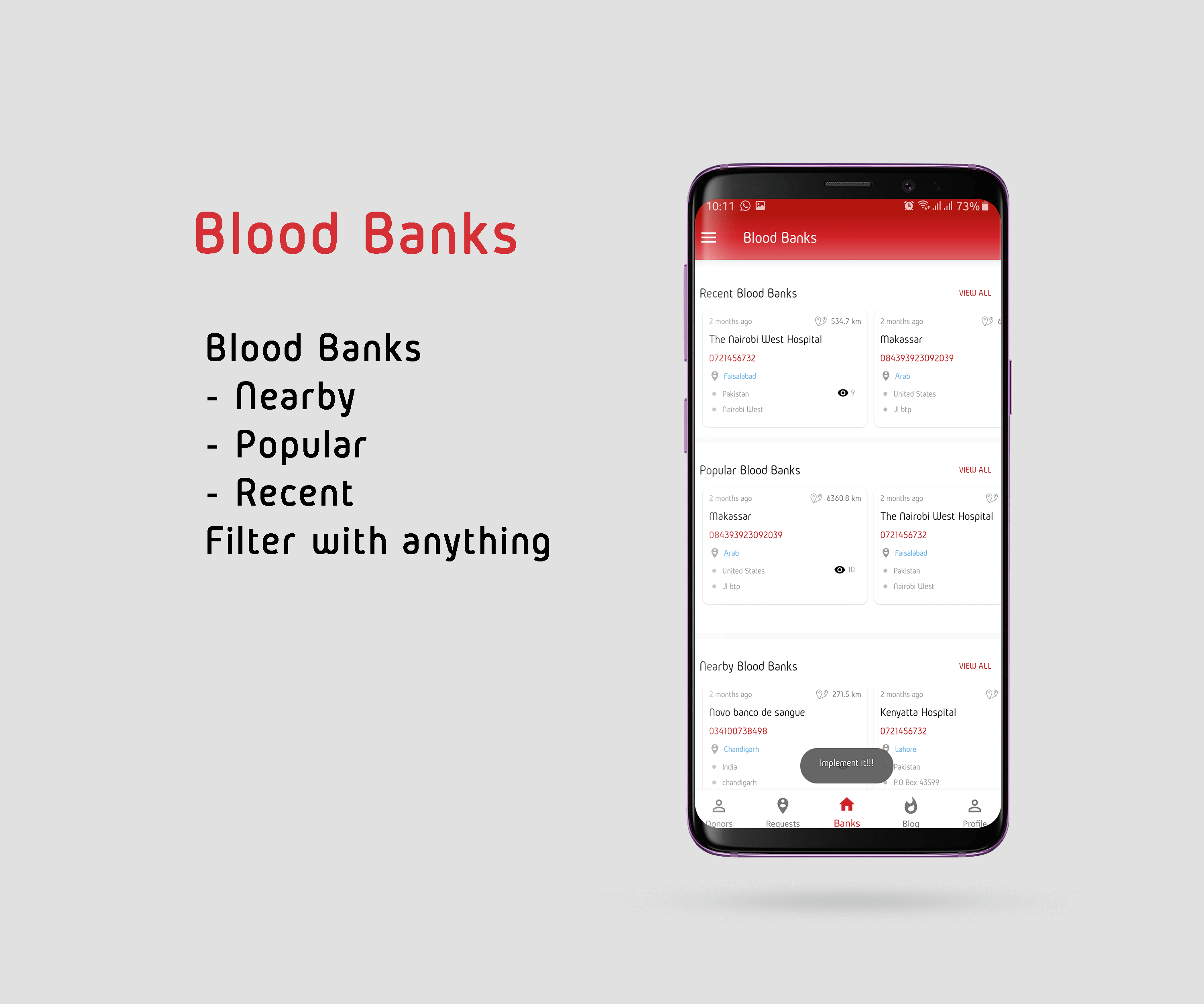 Blood Bank App With Admin Panel & Material Design v3.0.1 - code.market