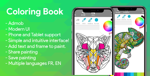 Coloring Book Android with Admob Android Game App Template - code.market