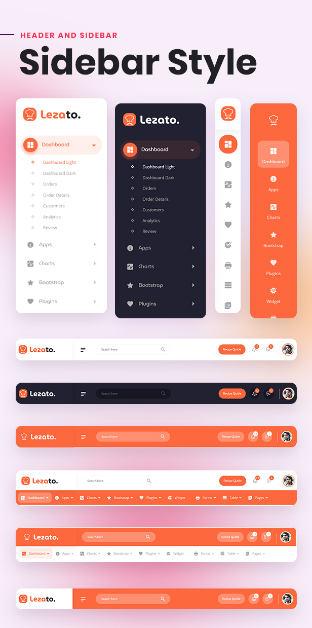 Lezato - Restaurant Food Admin Dashboard Template Bootstrap 5 Bootstrap ...