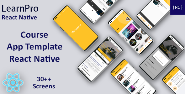 React Native LMS App Template - Course App Template - code.market