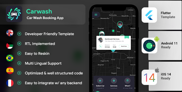 Codemarket | Car Service Appointment Booking Android App Template