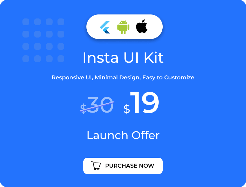 Insta UI - Flutter UI Kit Flutter - code.market