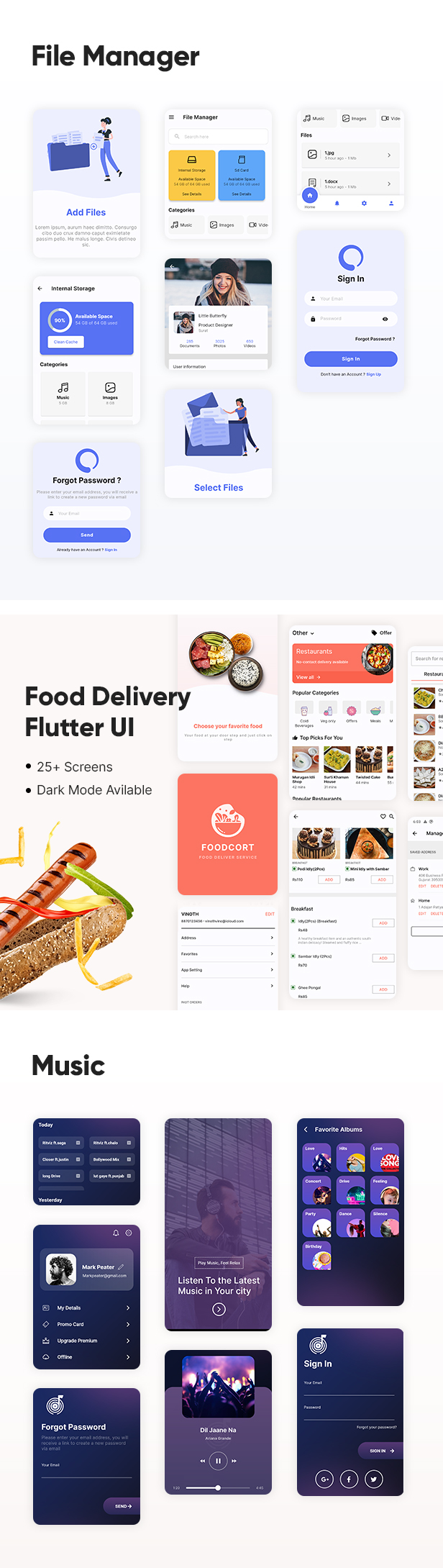 Allinone Flutter Template - Flutter UI Kit Flutter - code.market