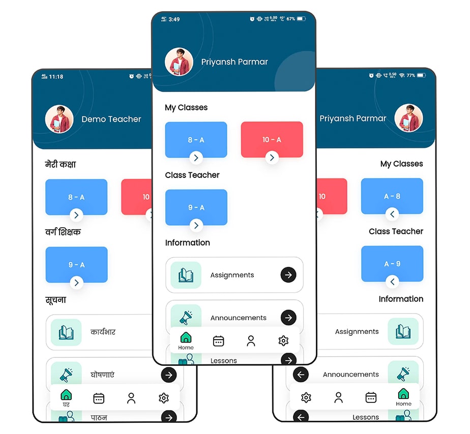Teacher Flutter App - eSchool Virtual School Management System Flutter Full Applications - code ...