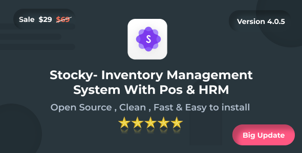 Stocky - POS with Inventory Management & HRM Project Management Tools ...