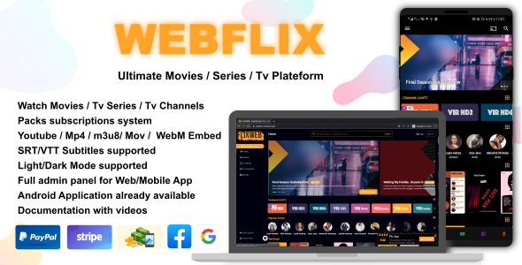 WebFlix - Movies - TV Series - Live TV Channels - Subscription Images ...