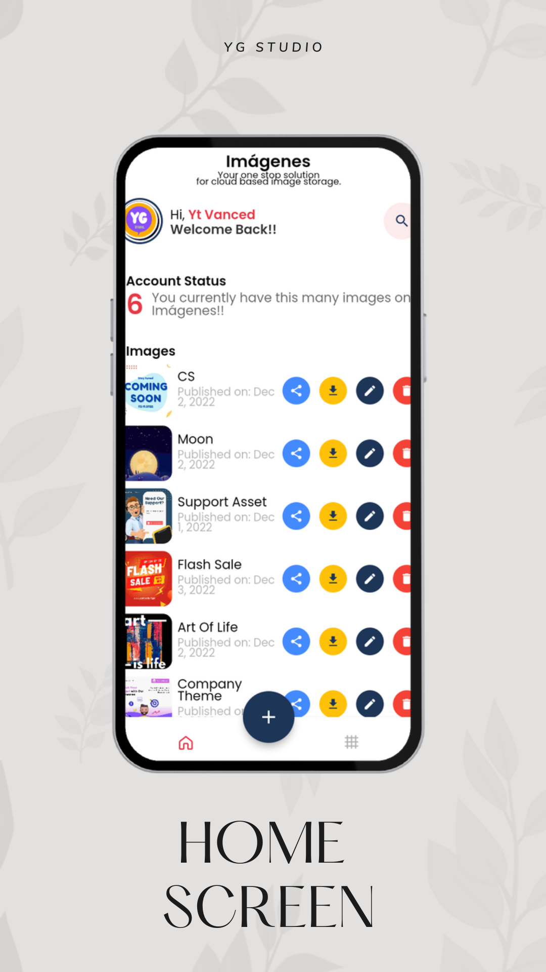 Imágenes- Images Cloud Storage App | Flutter & - code.market