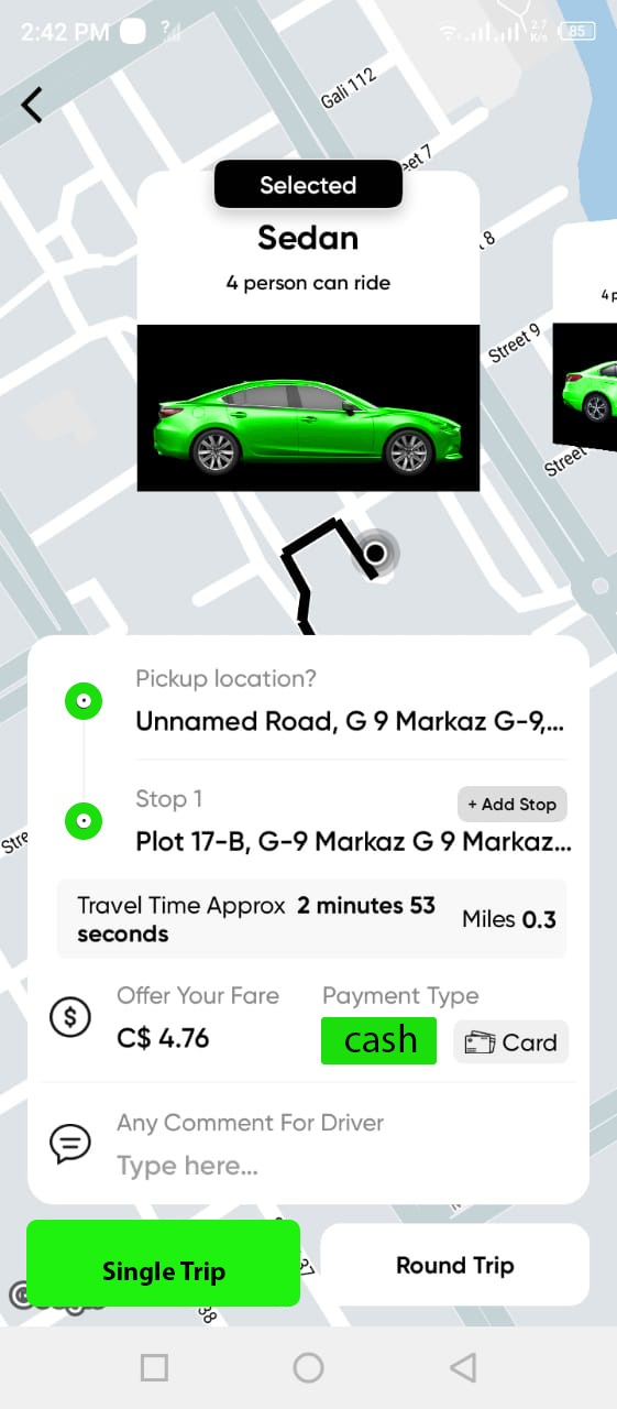 InDrive Bidding Clone- Complete Taxi App with Admin Panel Android - code.market