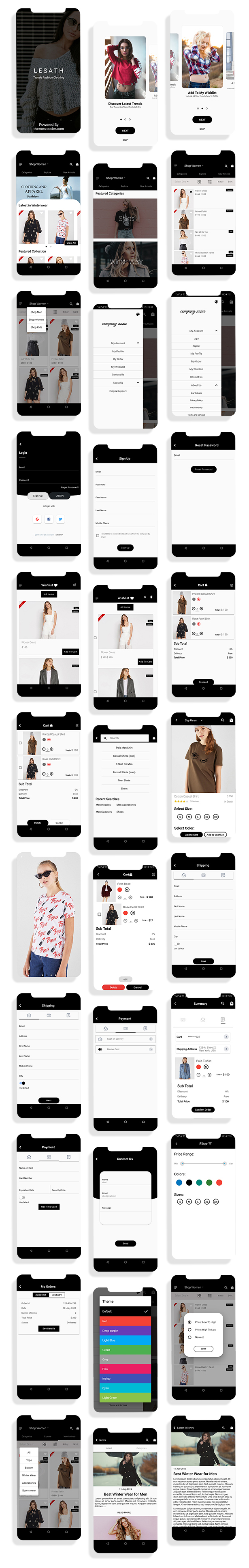 Alesath - Native Android Ecommerce UI Template Android Templates - code ...
