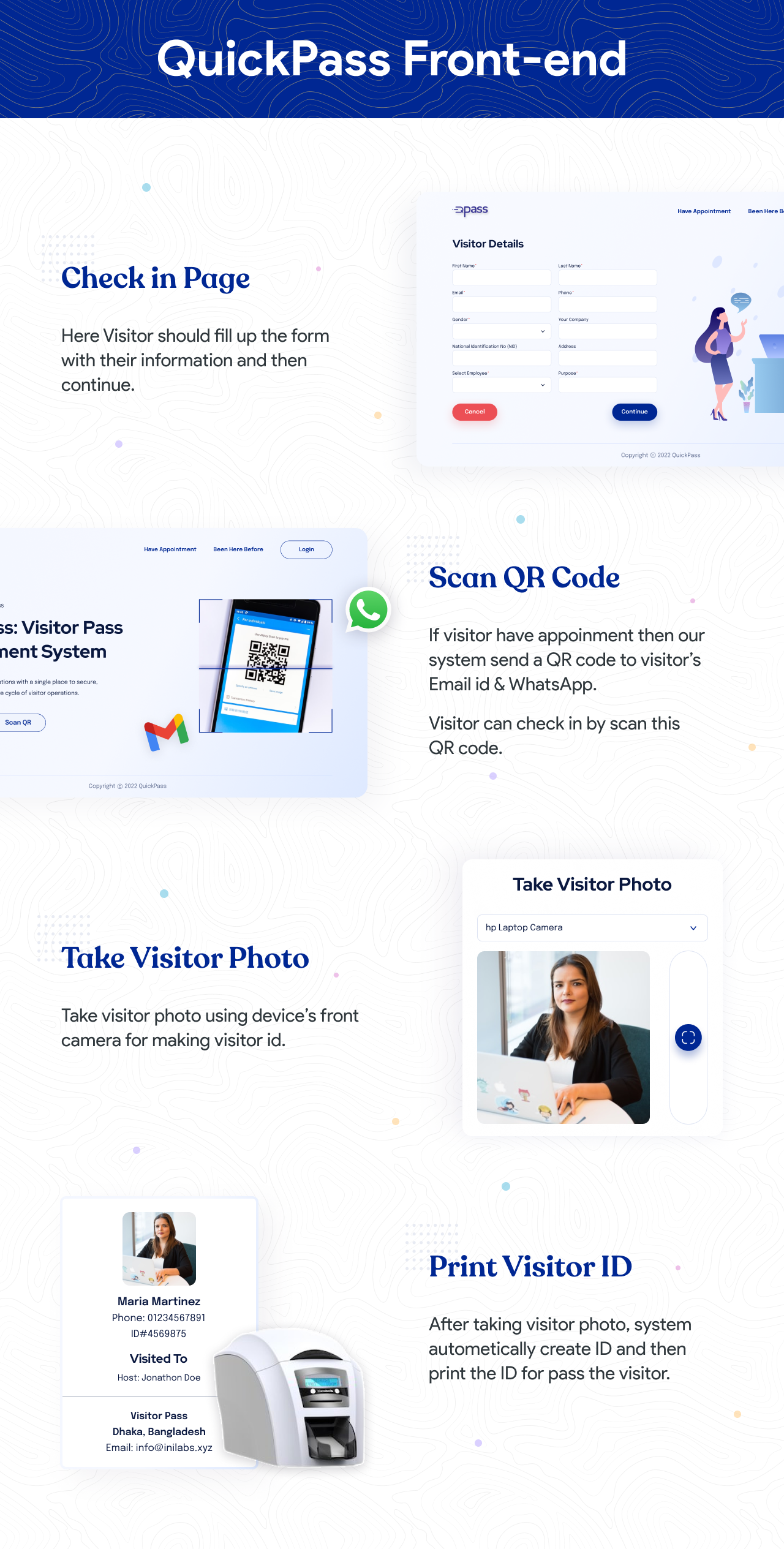 QuickPass: Appointment Booking & Visitor Gate Pass System With Qr Code Miscellaneous - code.market