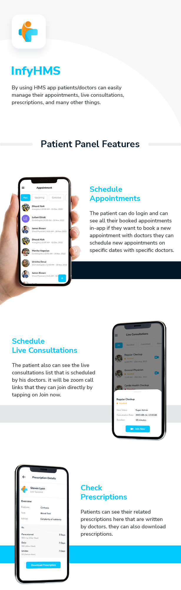 Hospital Management Mobile Application for Doctors & Patients Flutter ...