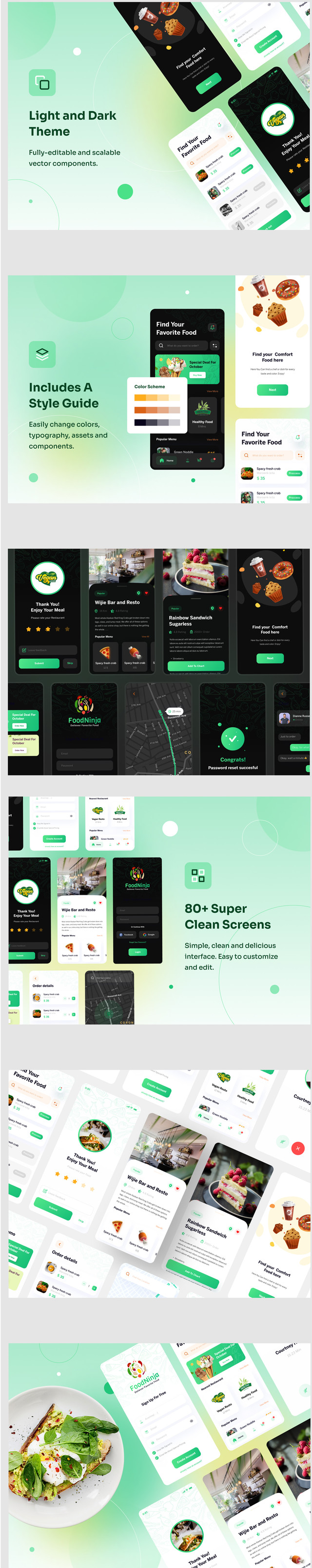 Food Ninja - Food Delivery App Flutter UI Template Flutter Templates ...