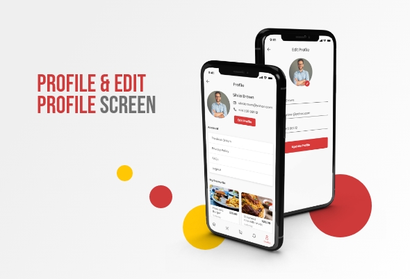 Food Delivery Mobile APP UI Template Flutter Food Templates - code.market