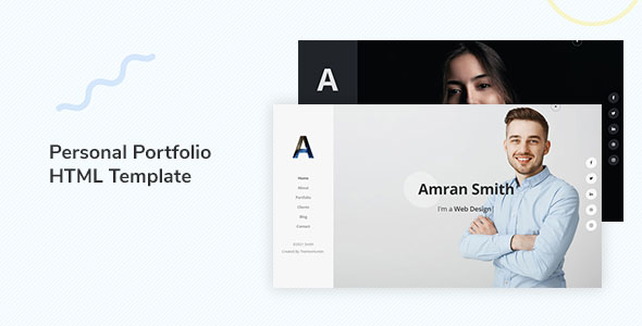 Amran - Personal Portfolio Template Templates - code.market