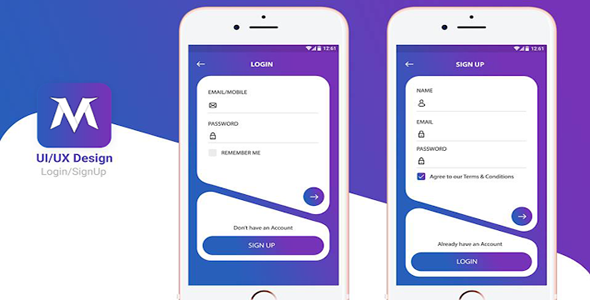 Android Login Design Template Android Templates - code.market