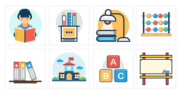 Animated Educational SVG Icons Animations And Effects - code.market