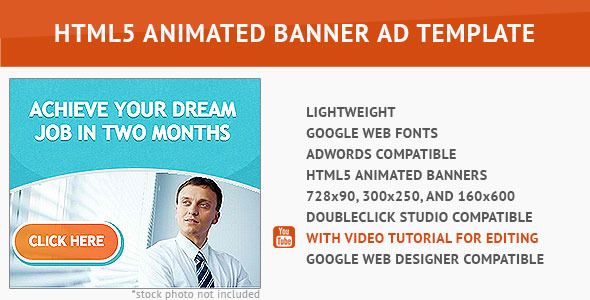 Best Job HTML5 Animated Banner Business Ad Templates - code.market