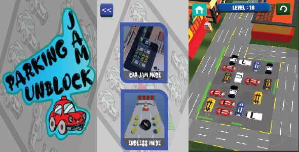 Car Parking jam space 3D Android Games - code.market