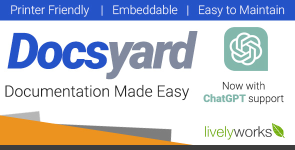 Docsyard - Easy Documentation Tool - ChatGPT Support Help And Support Tools - code.market