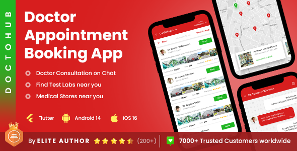 Doctor Appointment Booking Android App + Doctor - code.market