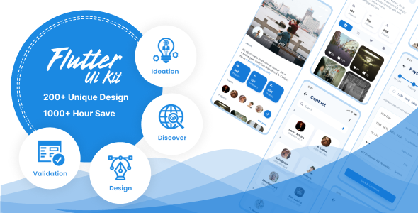 Flutter UI kit Flutter - code.market