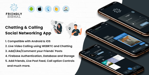 Friendly Signal - Social Networking Hub Flutter - code.market