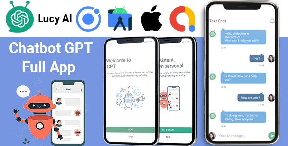 Lucy AI - ionic 6 ChatGPT Mobile (Full App) Android Full Applications ...