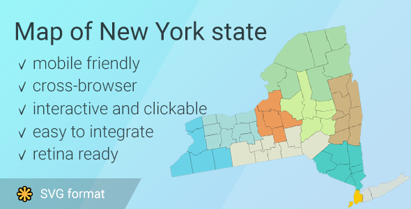 Map of New York State Media - code.market