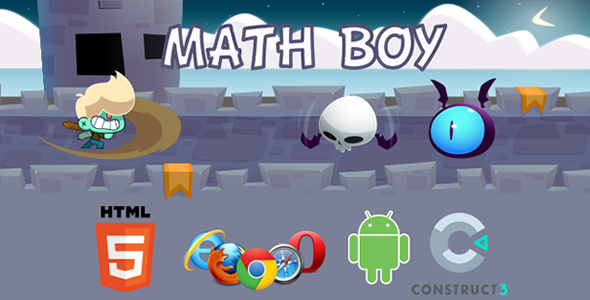 Math Boy - HTML5 Educational Game Games - code.market
