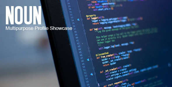 Noun - Profile Card Grid is a Multipurpose Profile - code.market