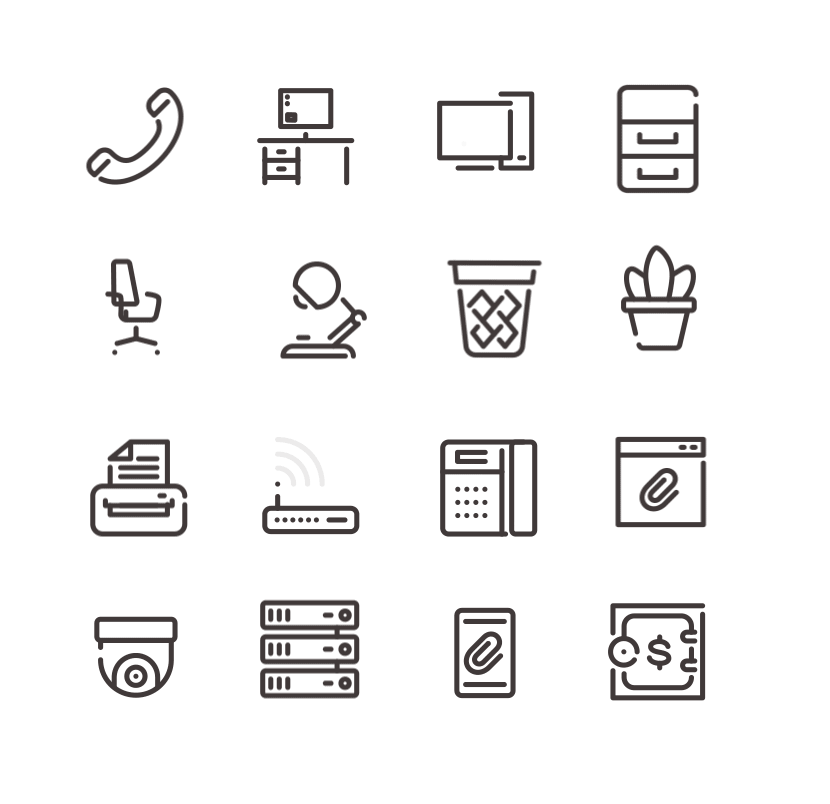 Office Equipment Animated Icons Pack - Wordpress - code.market