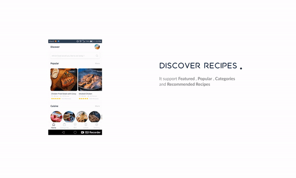 Recipe4u - Recipe App with Admin Panel - code.market