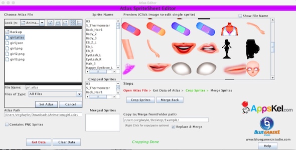 The New Atlas Editor (Spritesheet Editor for .atlas file) Apps - code ...