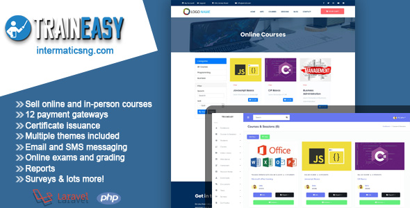 TrainEasy LMS - Training & Learning Management System Project ...