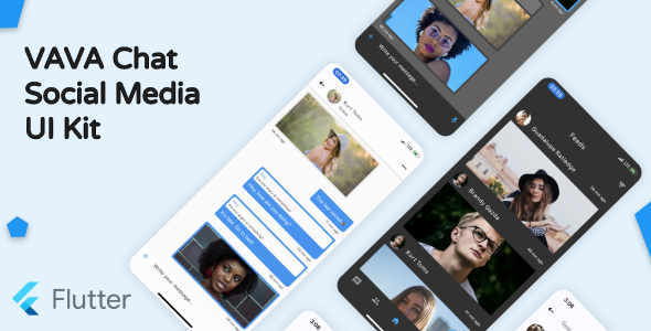 Vavachat - Social Media Flutter UI Template Flutter Media Templates ...