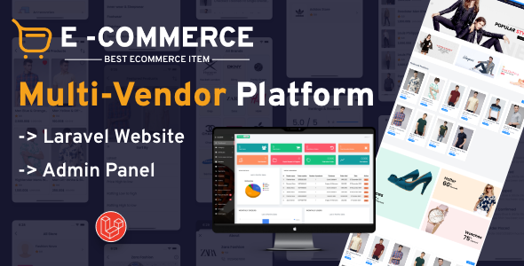 eCommerce - Multi vendor ecommerce Website with Admin panel - code.market