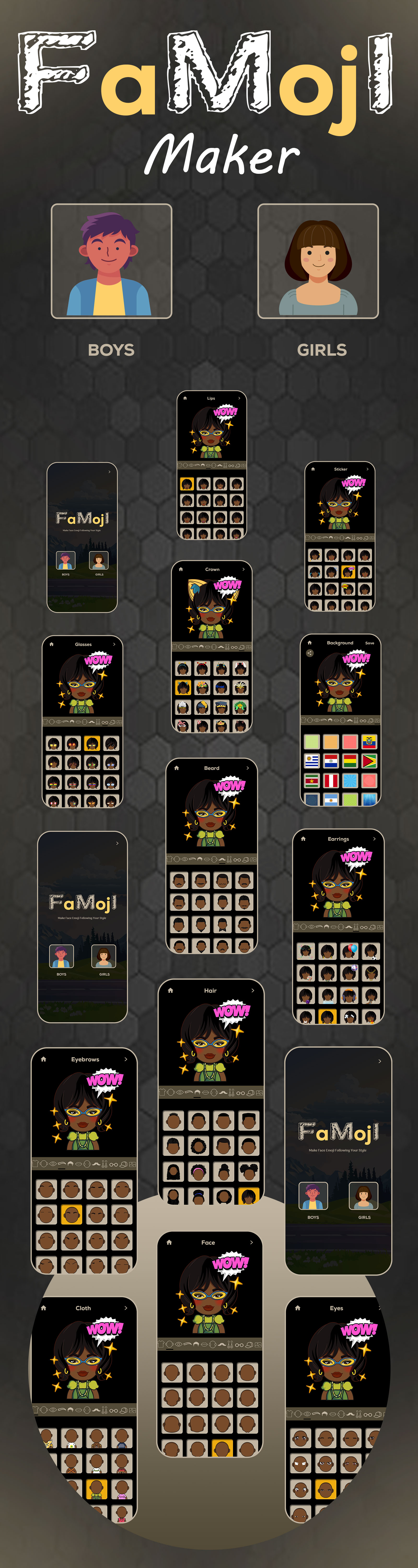 FaMoji Maker - Face Moji Meme - Your Personal Stickers - code.market