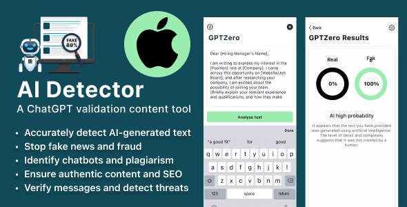 AI Content Detector - A powerful iOS native App that - code.market