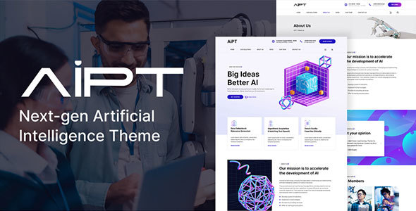 AiPT - Next-Gen Artificial Intelligence Theme Wordpress Technology - code.market
