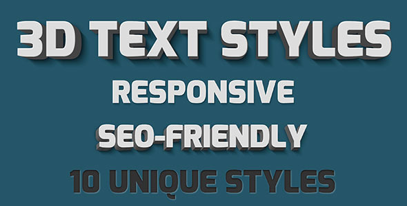 Animated 3D Text Styles - SVG Animated Svgs 3d - code.market