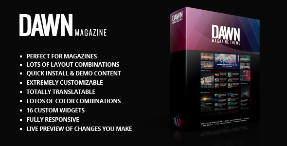 Dawn Magazine Theme - code.market