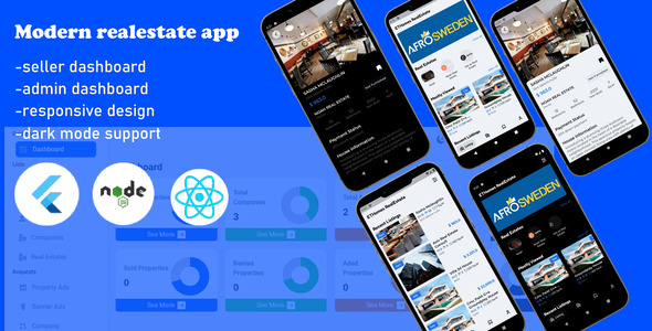 Et Homes - Complete Real Estate Flutter Mobile App Flutter - code.market